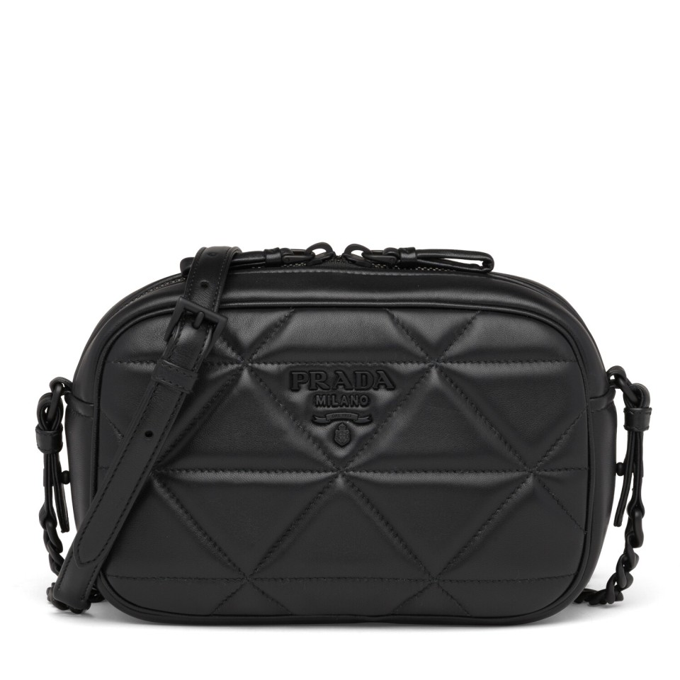 Replica/imitation Bags/Sac Prada Spectrum Camera Bag In Black Nappa Leather